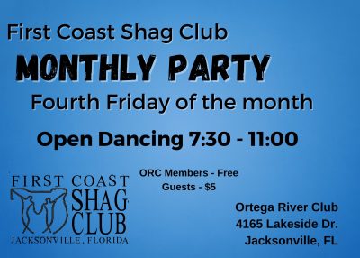 First Coast Shag Dance and Grill Night | September 4th | Ortega River Club